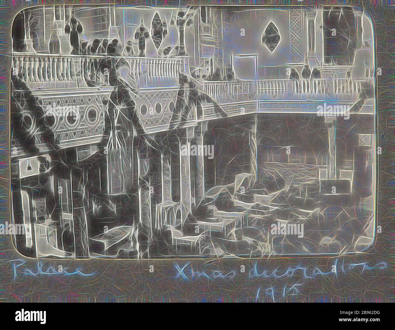 Digital Image - Interior of Heliopolis Palace Used as Hospital, 1st AGH ...