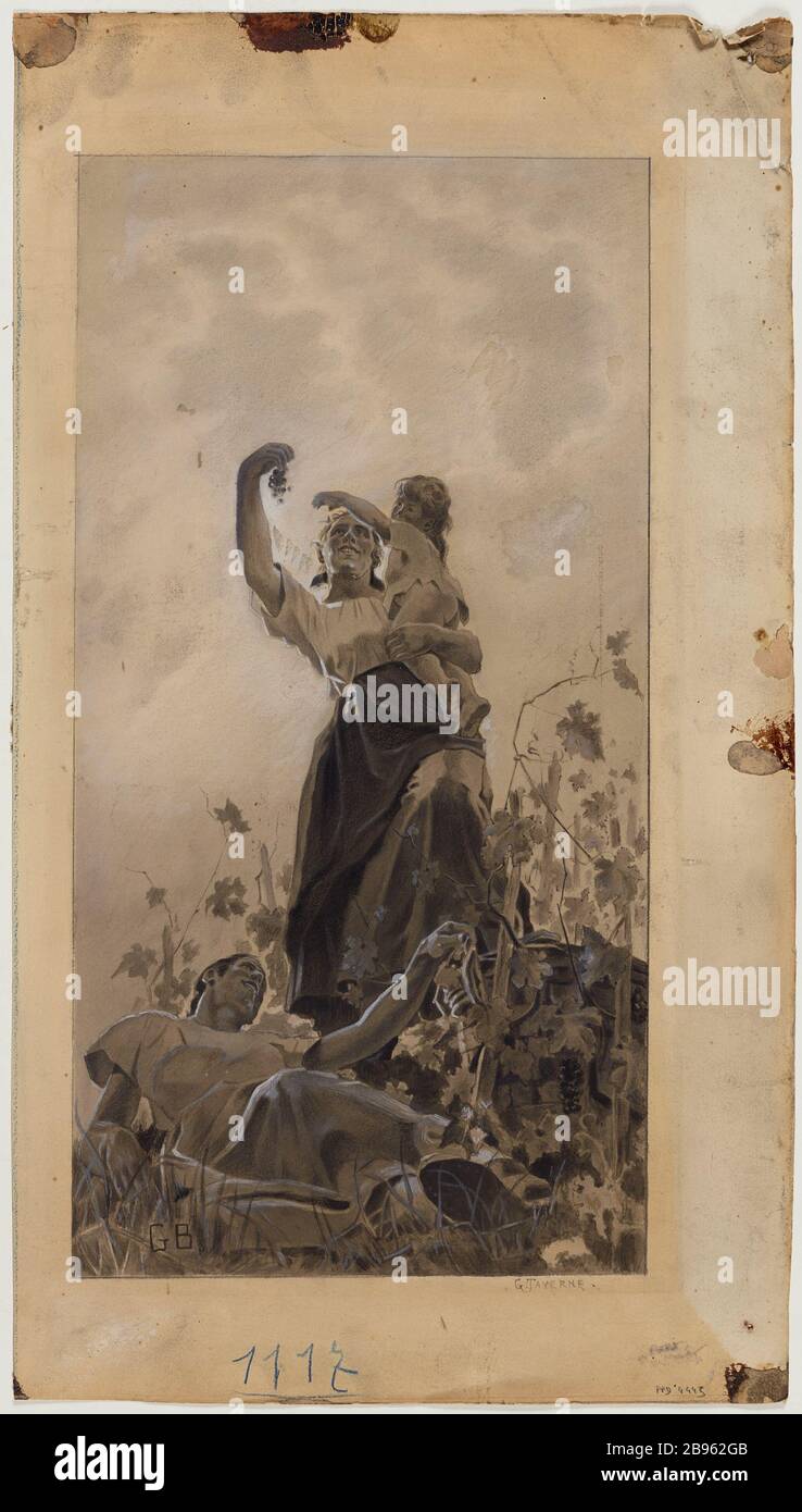 The harvest after Georges Bertrand Stock Photo - Alamy