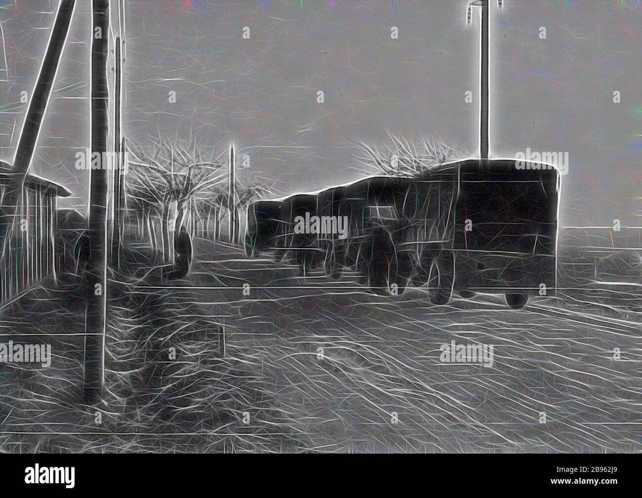 Digital Photograph - Displaced Persons Arriving by Truck, Displaced ...