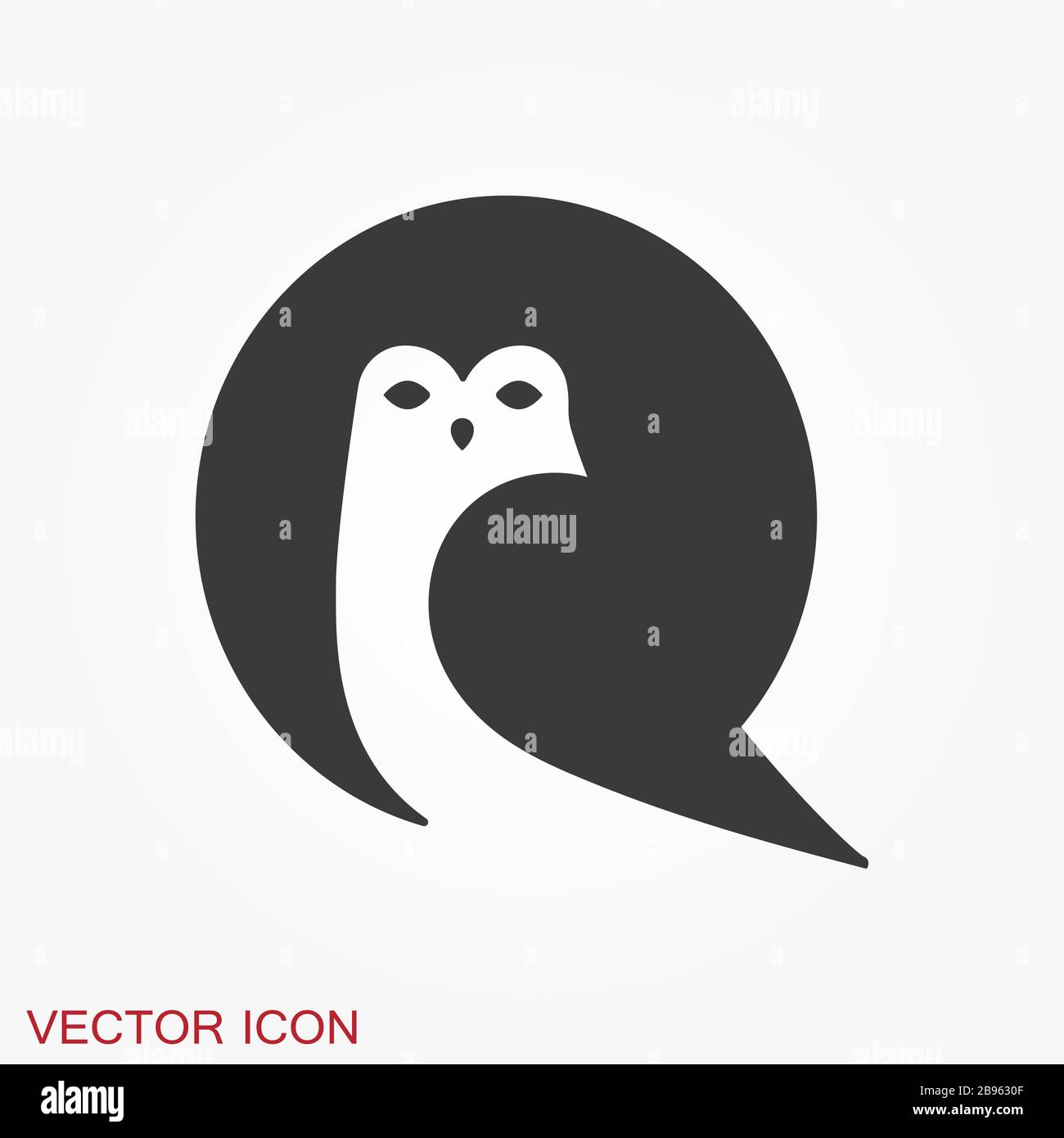 Owl icon. Vector images of owl on background Stock Vector Image & Art ...