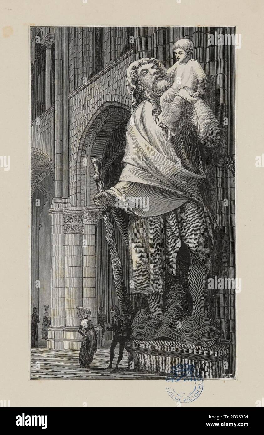 [Our Lady of Paris, the third book.] The Colossus of St. Christopher ...