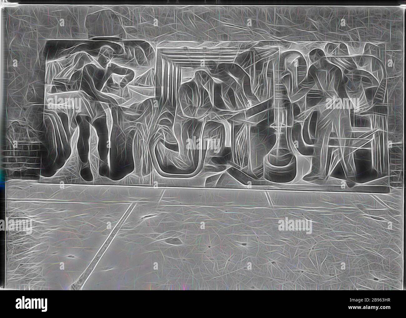 Glass Negative - Mural, 'The Advances of Applied Science', Murray ...