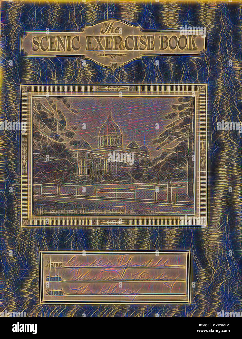 Exercise Book - 'The Scenic Exercise Book', circa 1920, An exercise ...