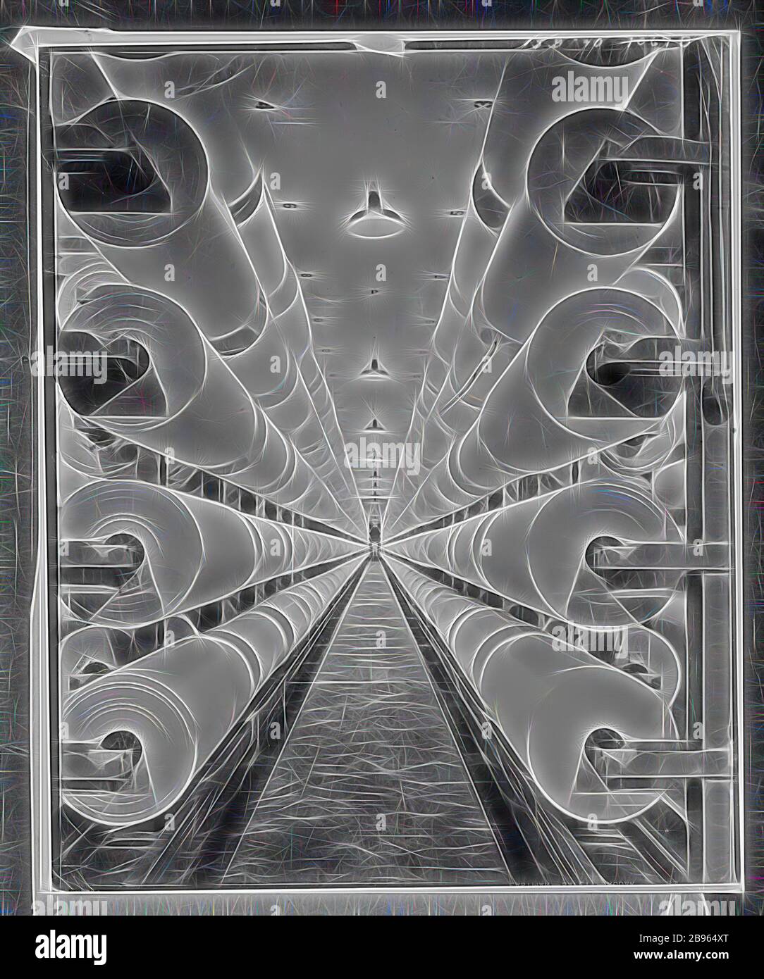 Glass Negative - Eastman Kodak, Rolls of Paper in Building 57, Kodak ...