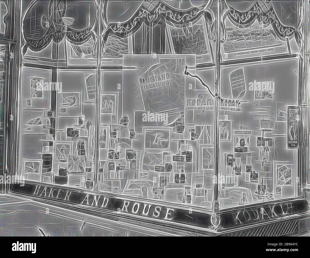 Glass Negative, Shopfront Display, 'England Is Calling', George St ...