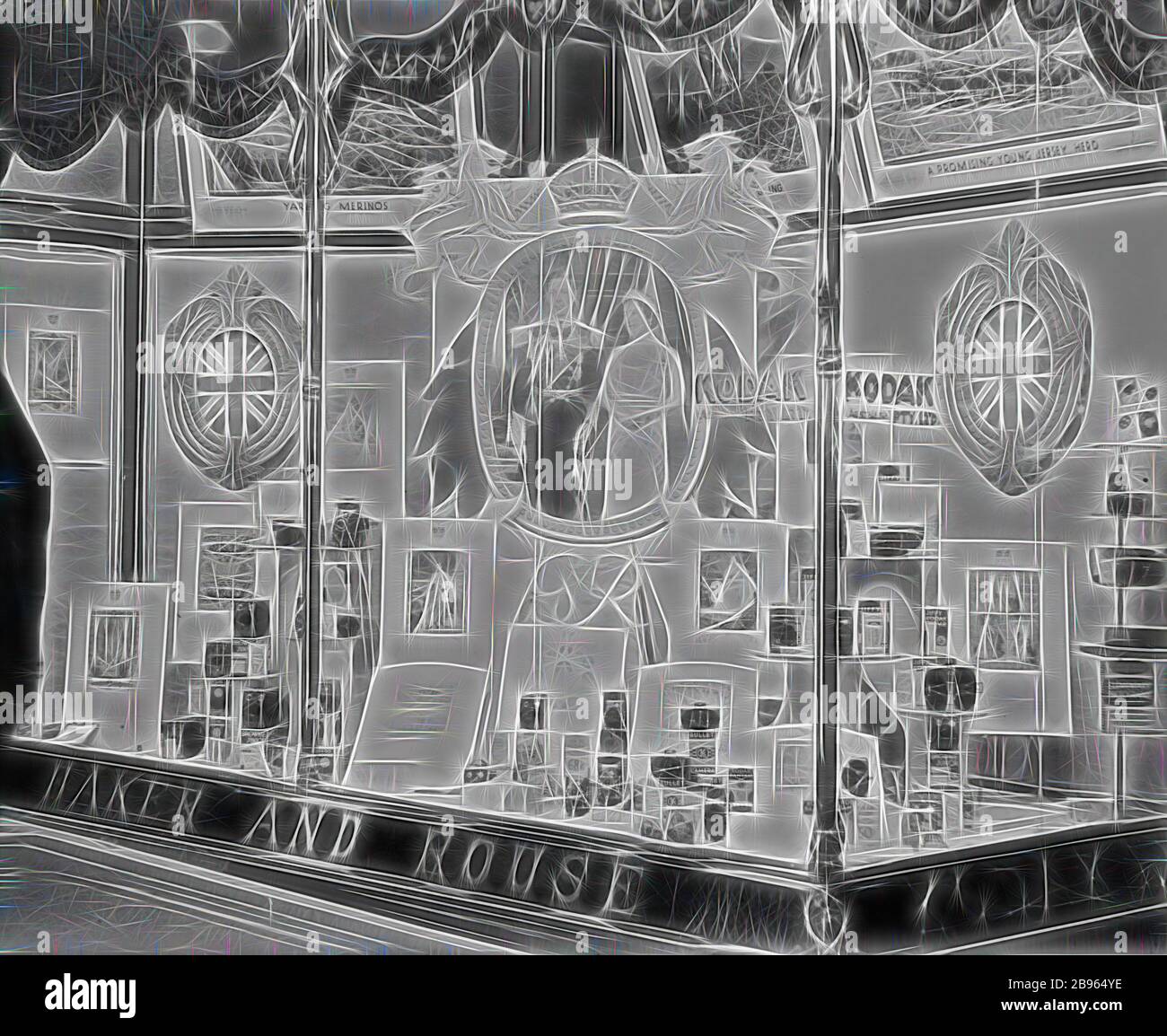 Glass Negative, Shopfront Display, 'King George VI Coronation', George ...