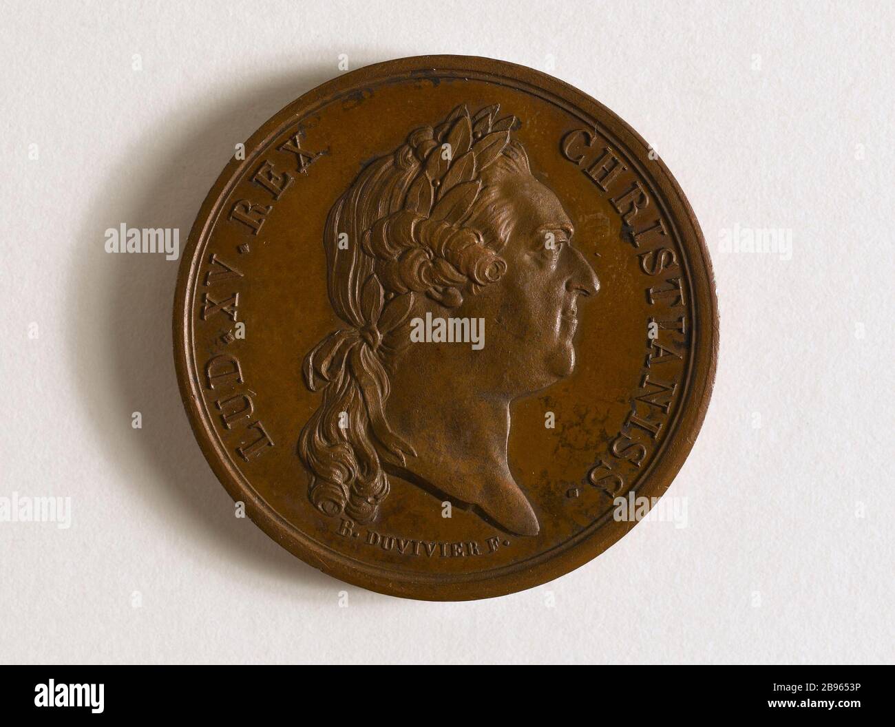 LOUIS XV / Equestrian Statue Benjamin Duvivier (1730-1819). "Louis XV ...