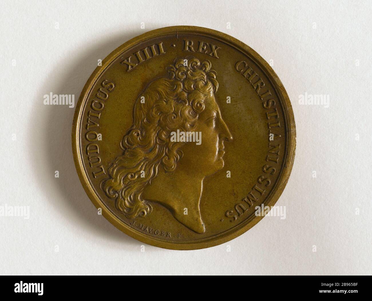 LOUIS XIV / ACADEMIE FRANCAISE APOLLO PALATINVS Jean Mauger (1648-1722 ...