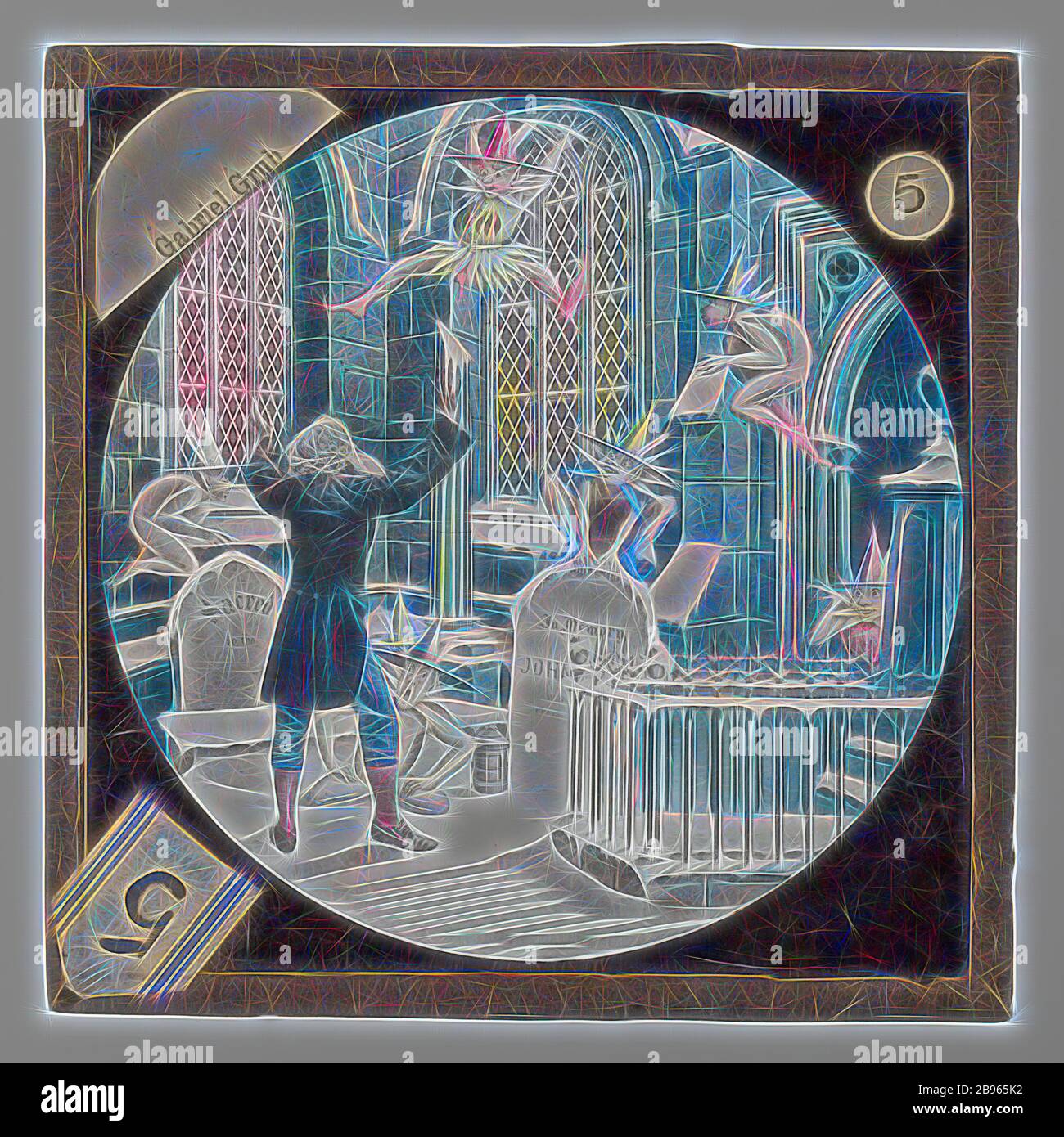 Lantern Slide - Bamforth & Co., 'Gabriel Grub', Late 19th Century, Set ...