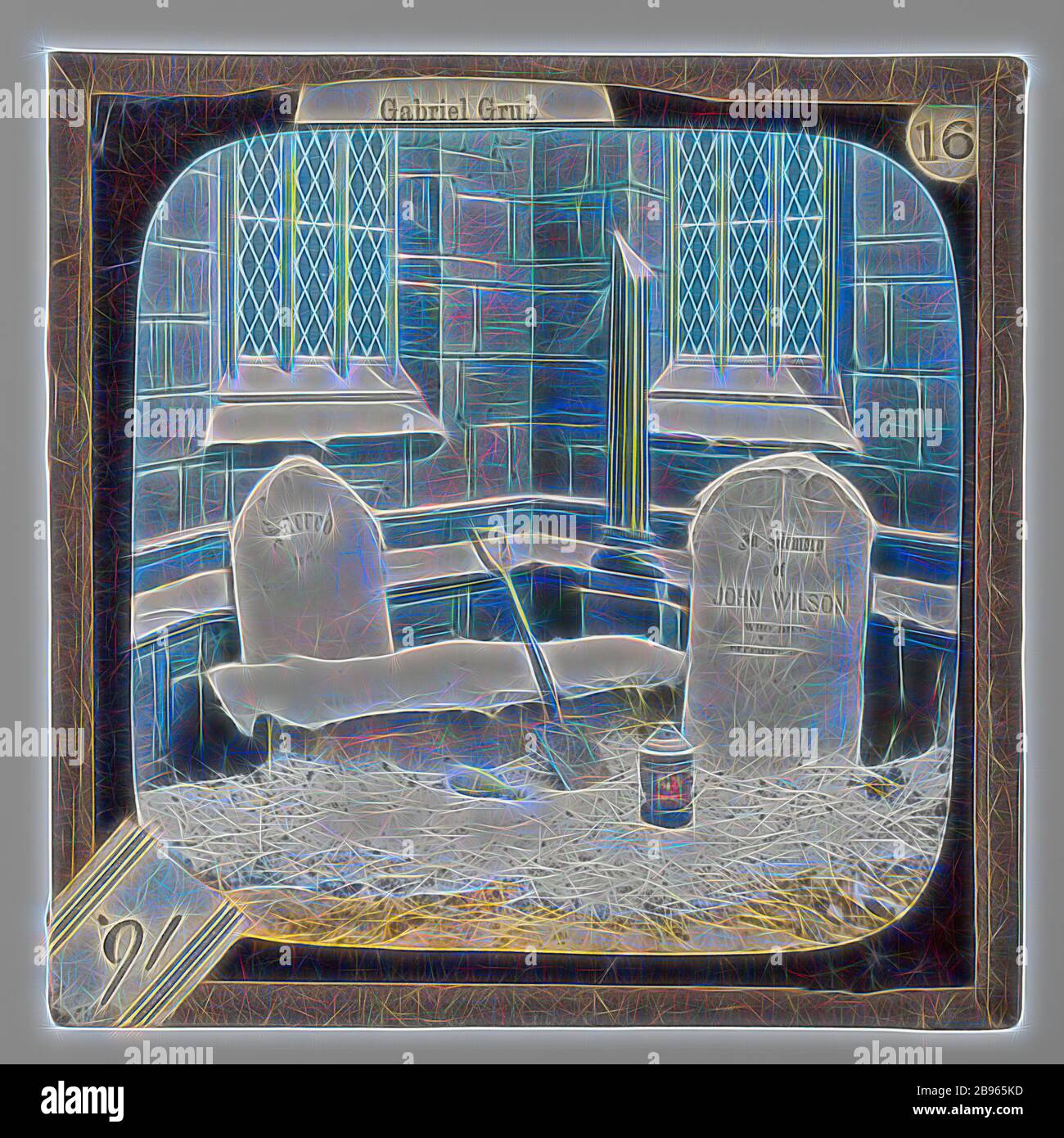 Lantern Slide - Bamforth & Co., 'Gabriel Grub', Late 19th Century, Set ...