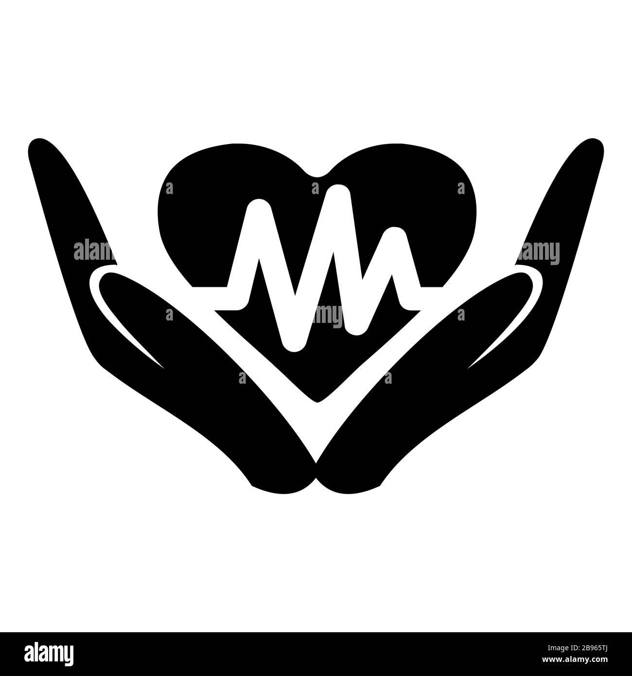Heart technology Black and White Stock Photos & Images - Alamy