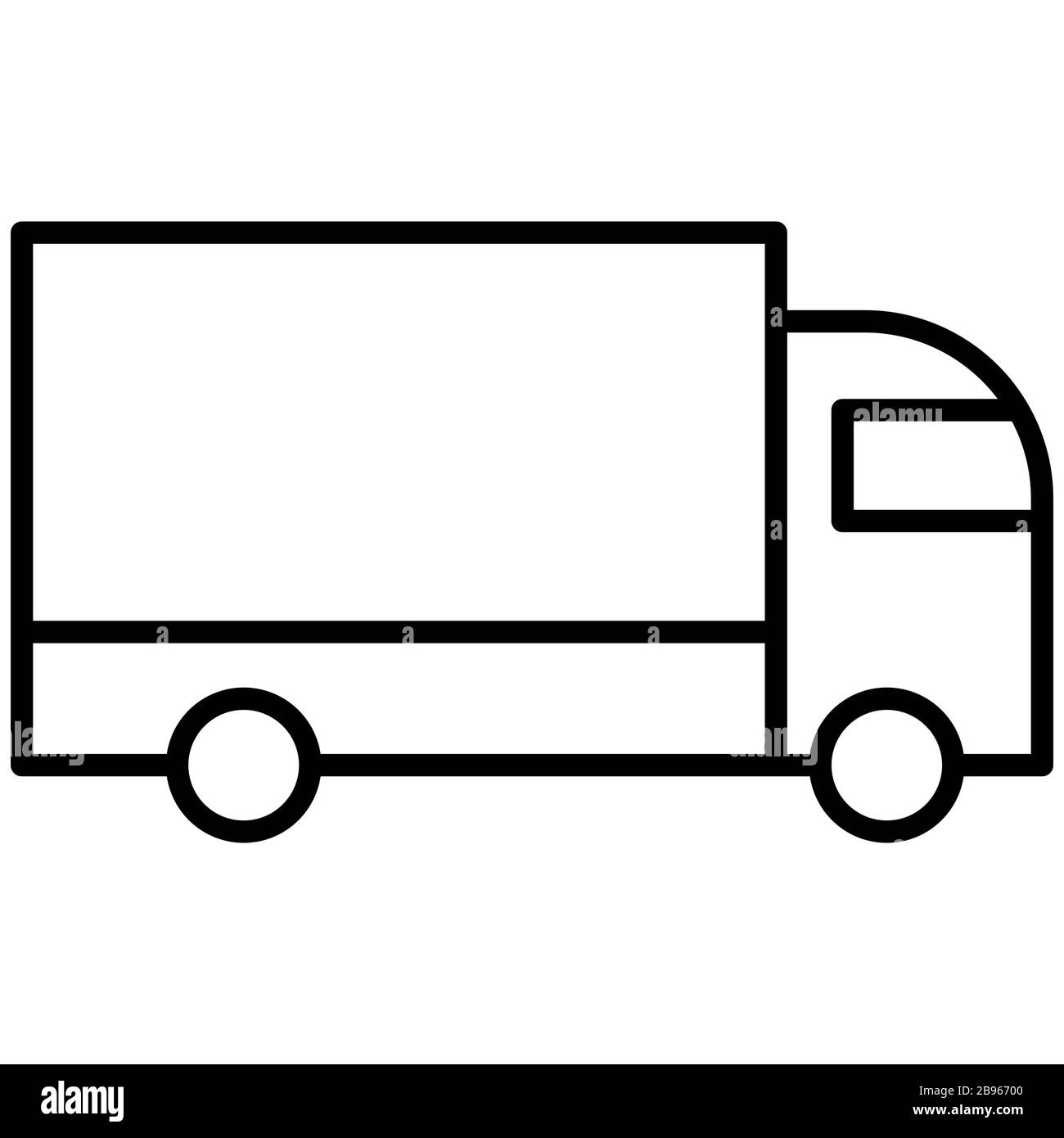 Truck delivery Black and White Stock Photos & Images - Alamy