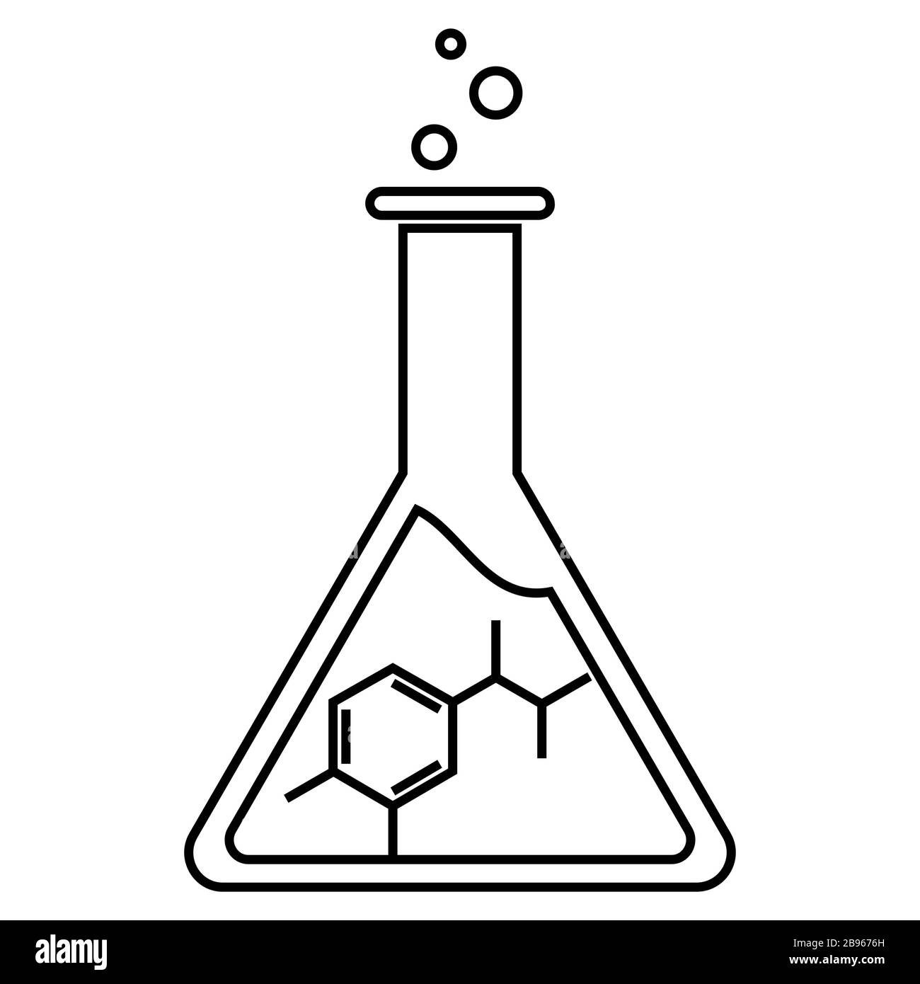 Laboratory glassware chemistry Black and White Stock Photos & Images ...