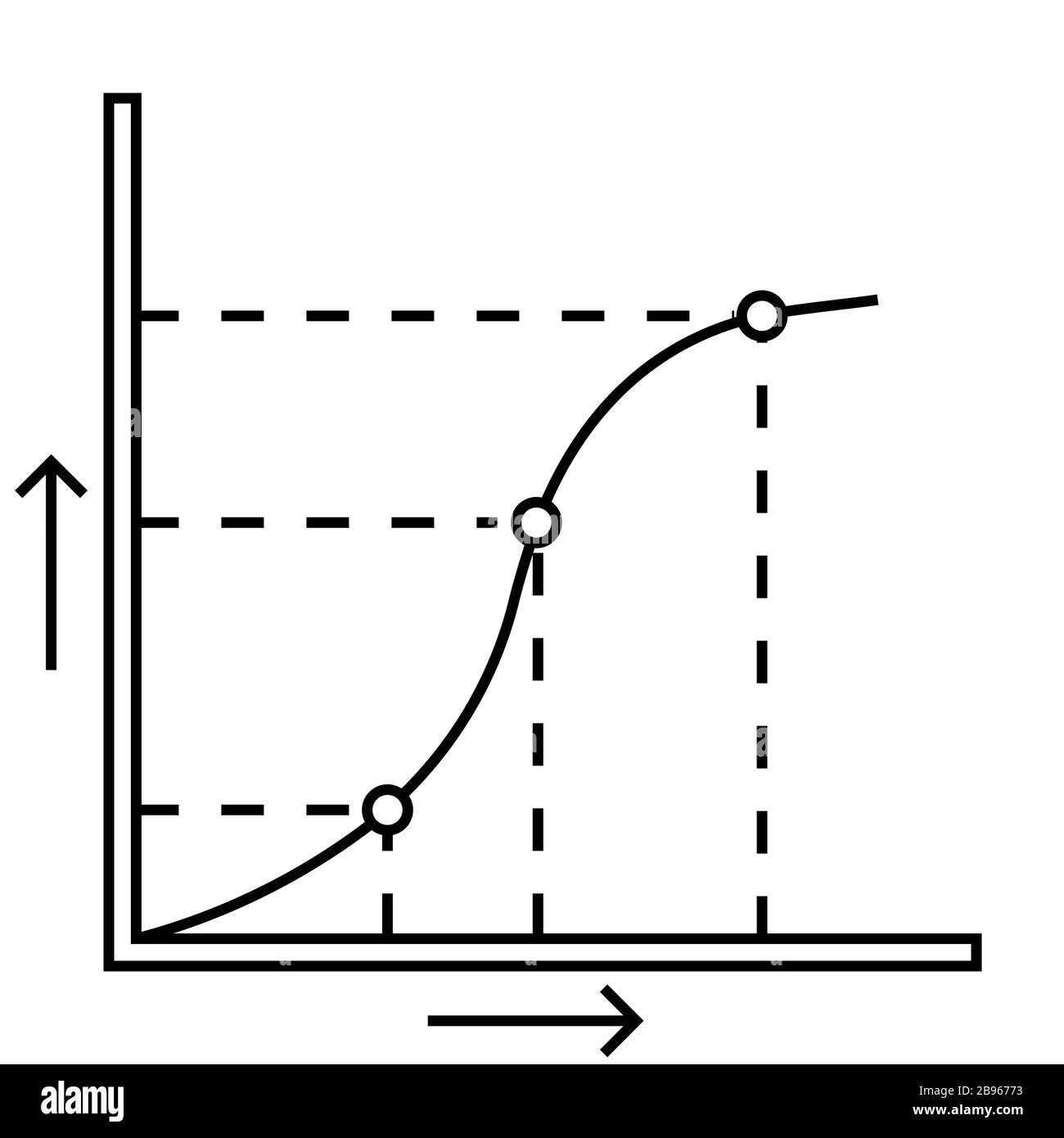 Business graph presentation Black and White Stock Photos & Images - Alamy