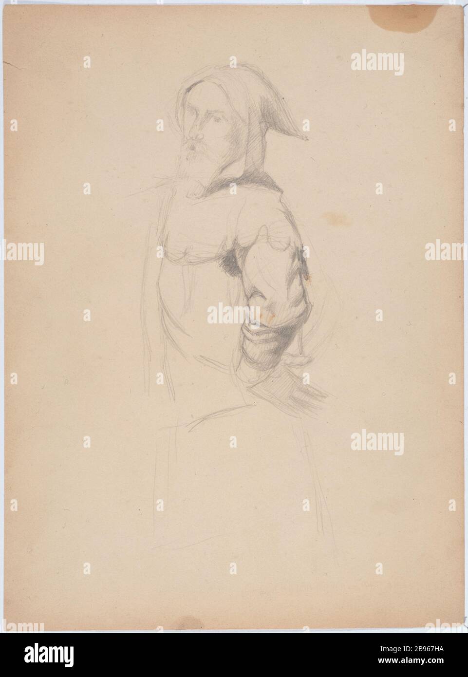 OLD MONK Jean-Jacques Scherrer (1855-1916). "Vieux moine". Paris, musée ...