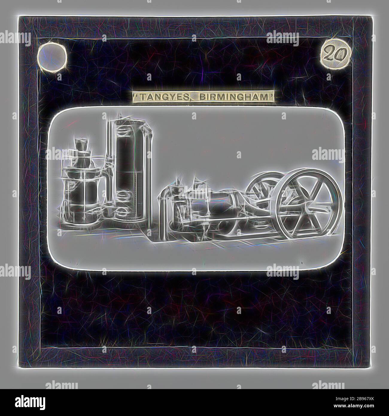 Lantern Slide - Tangyes Ltd, Gas Engine & Suction Gas Producer, circa ...