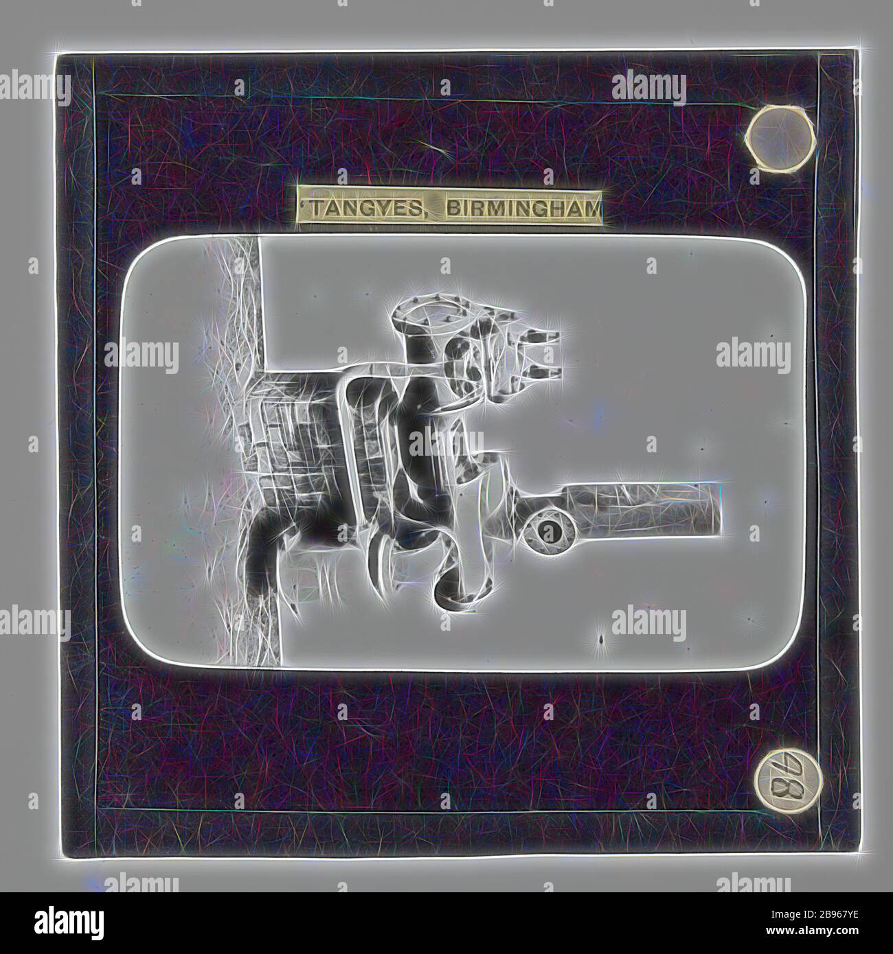 Lantern Slide - Tangyes Ltd, Horizontal Simplex Double-Acting Steam ...