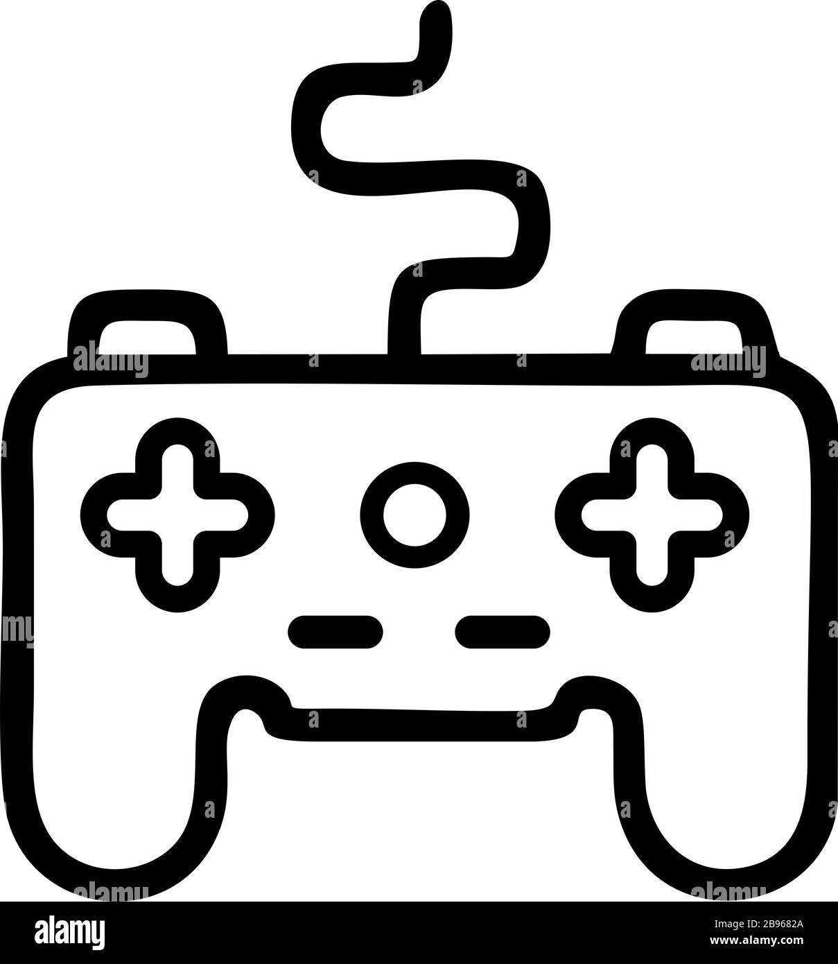 White playstation controller Black and White Stock Photos & Images - Alamy