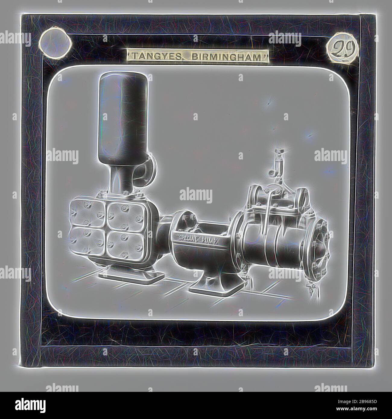 Lantern Slide - Tangyes Ltd, Steam Powered Simplex Double-Acting Pump ...