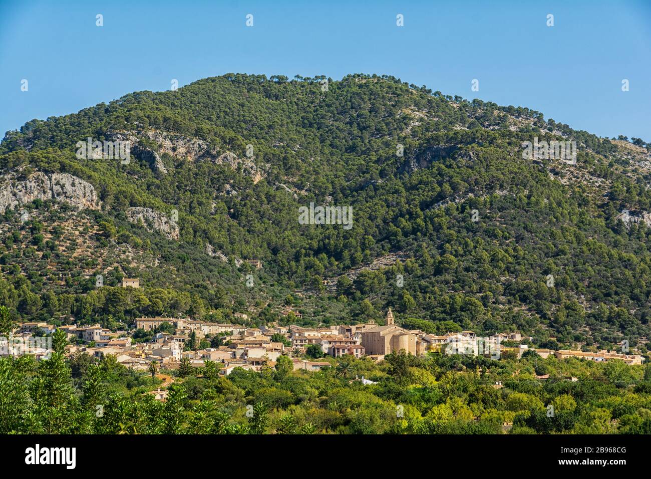 The city of Caimari in Mallorca Stock Photo - Alamy