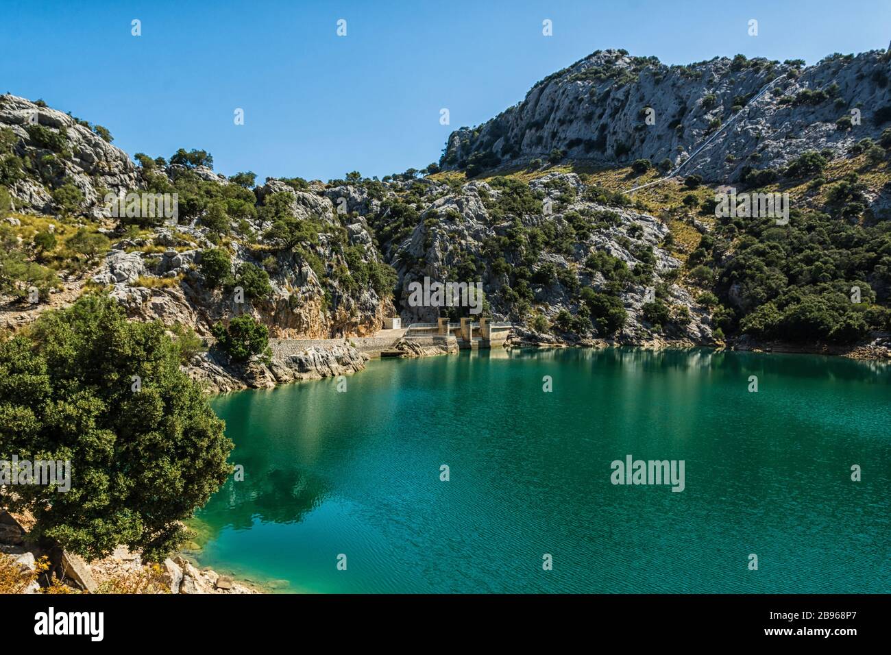 Gorg blau lake mallorca spain hi-res stock photography and images - Alamy