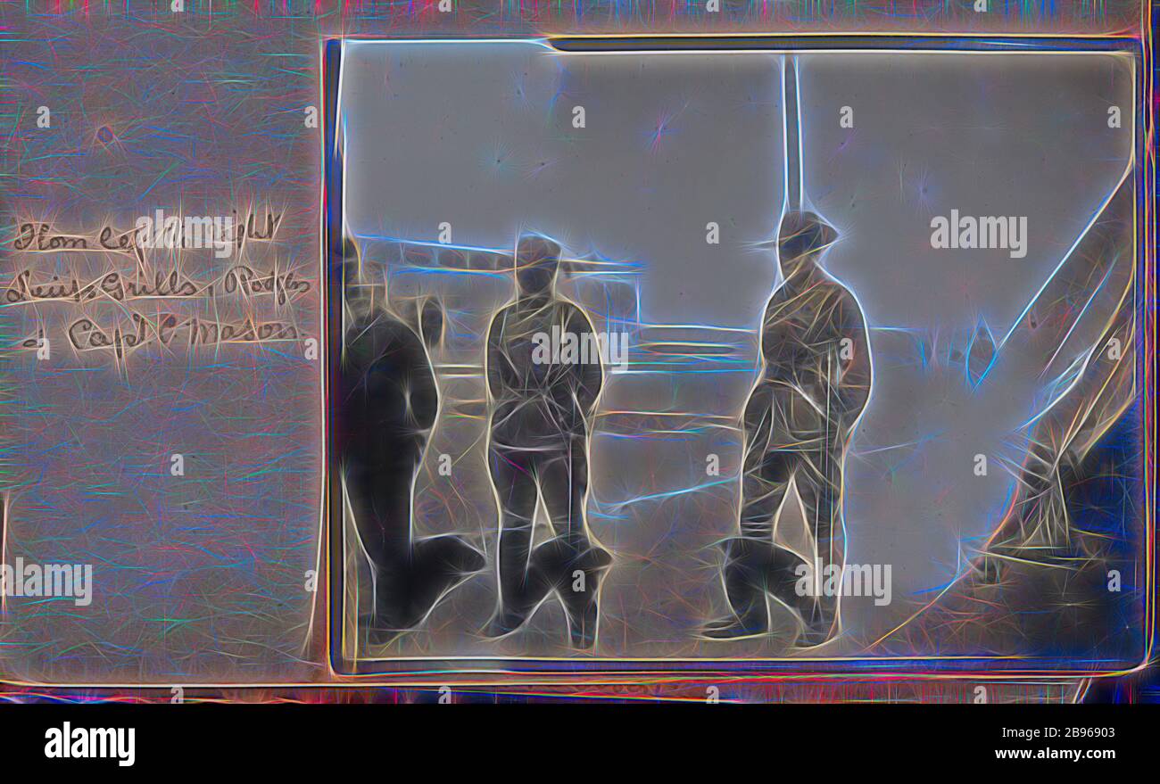 Photograph - 'Lieutenants Grills & Rodgers with Captain Mason', Egypt ...