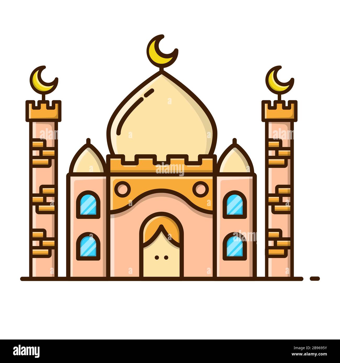Taj Cut Out Stock Images & Pictures - Alamy