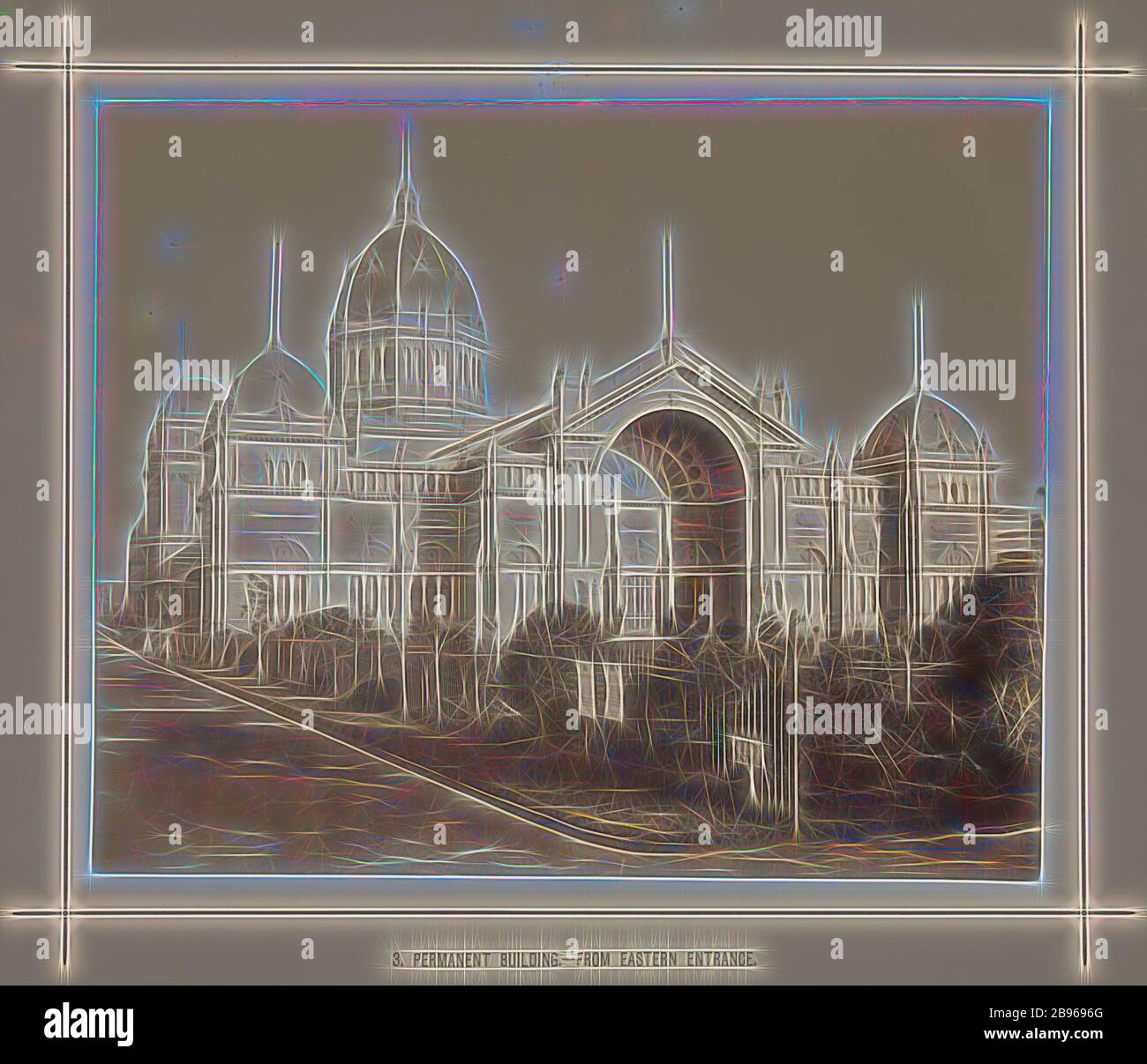 Photograph - Main Exhibition Building from Eastern Entrance, Nicholson ...