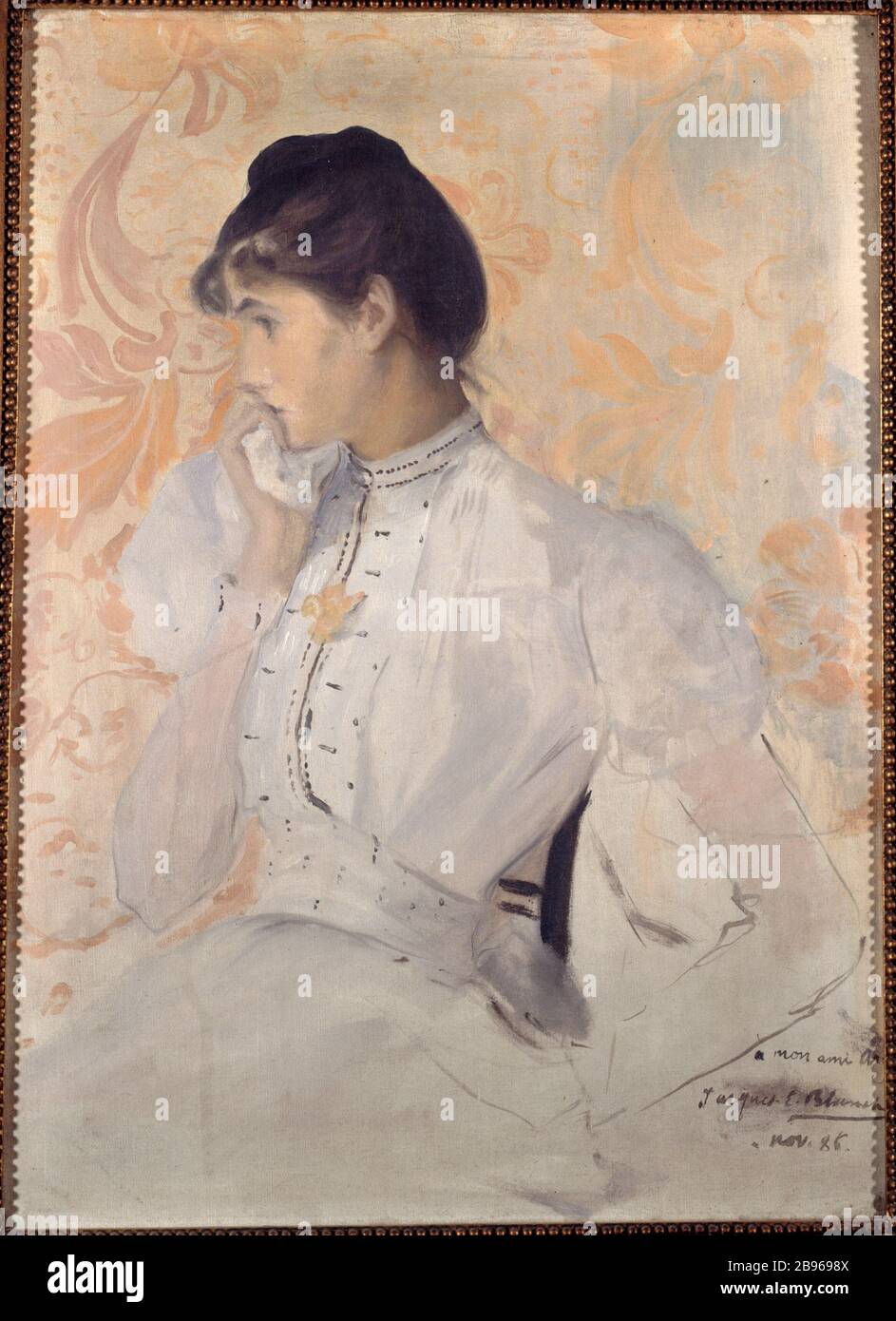 JACQUES-EMILE BLANCHE - LADY IN WHITE Jacques-Emile Blanche (1861-1942 ...