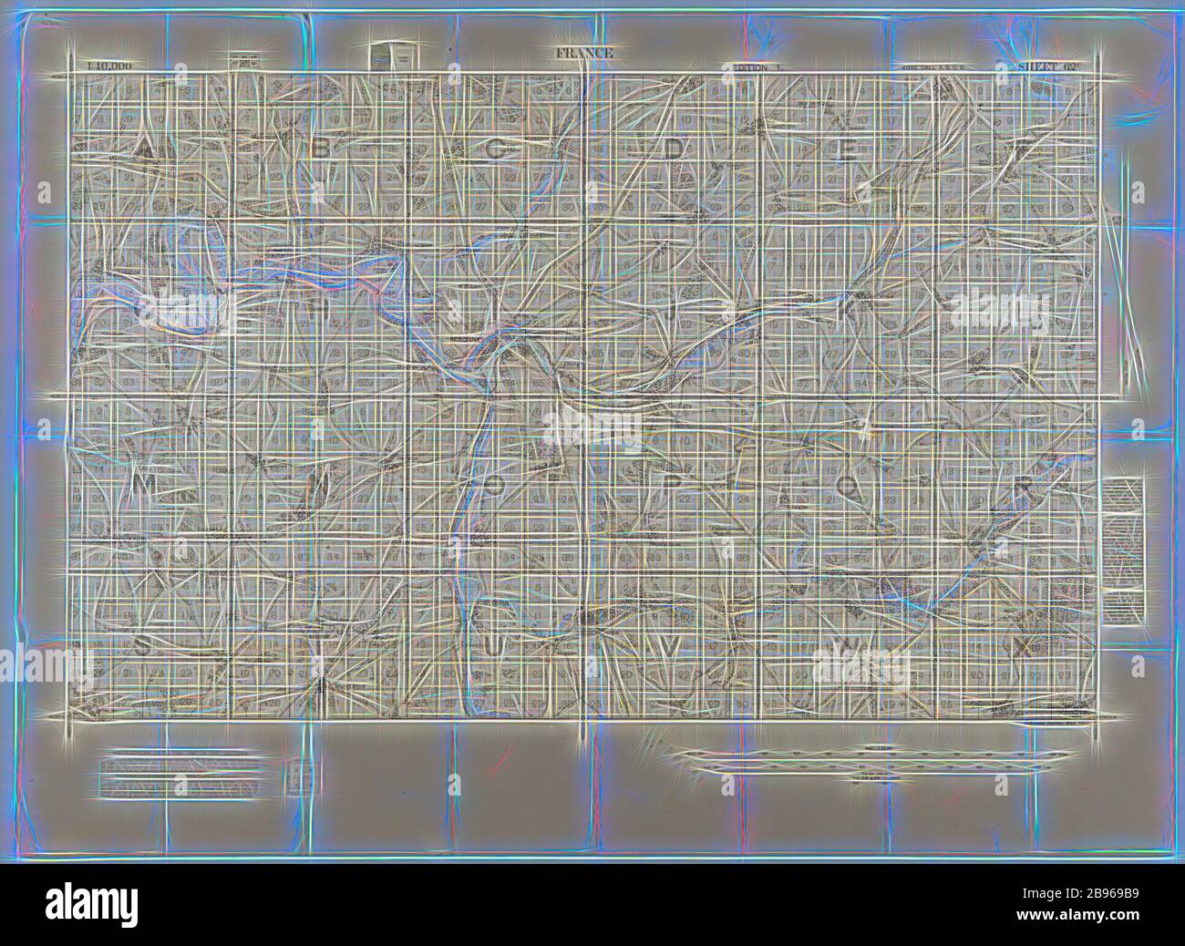 Detailed artillery maps hi-res stock photography and images - Alamy