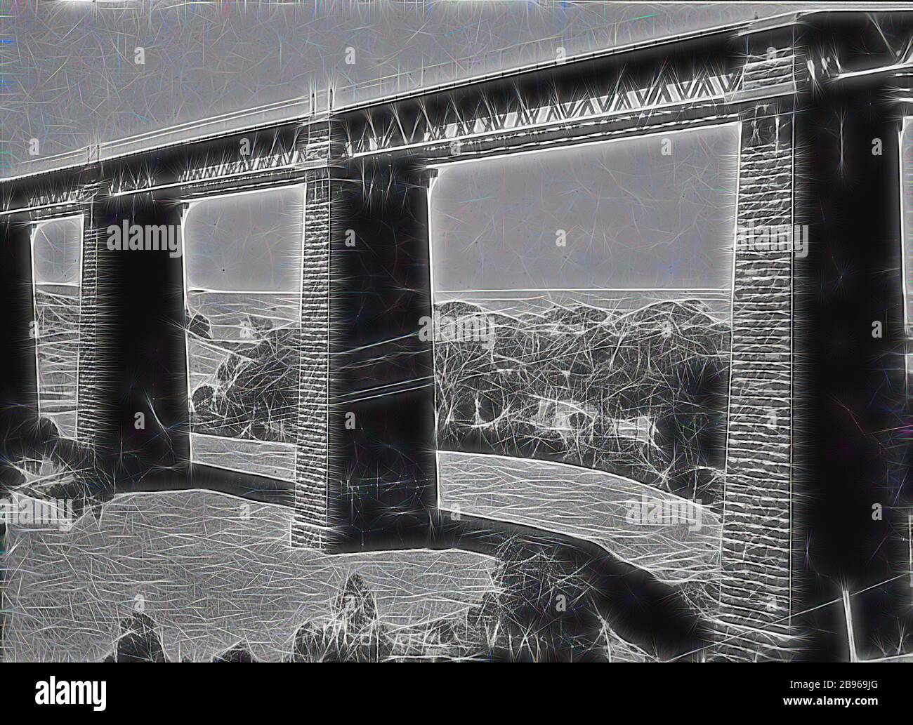 Moorabool viaduct towards farmlands hi-res stock photography and images ...