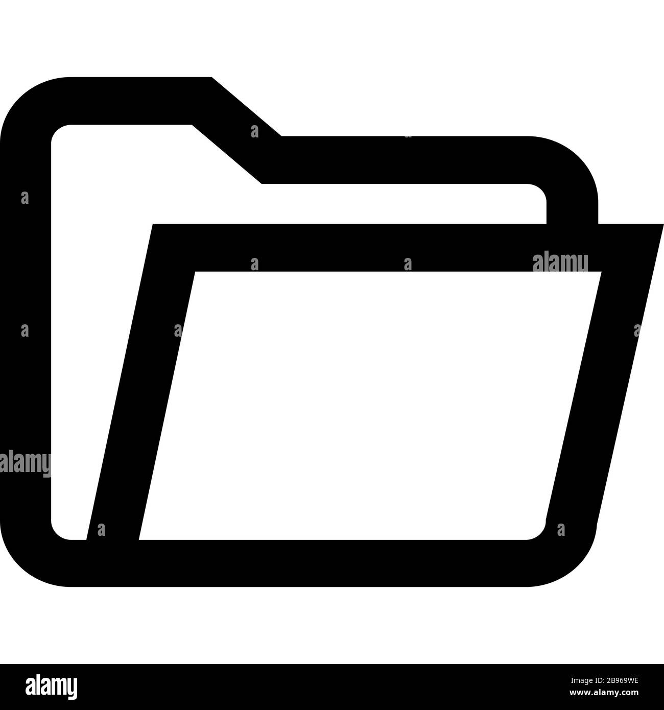 Folder set Black and White Stock Photos & Images - Alamy