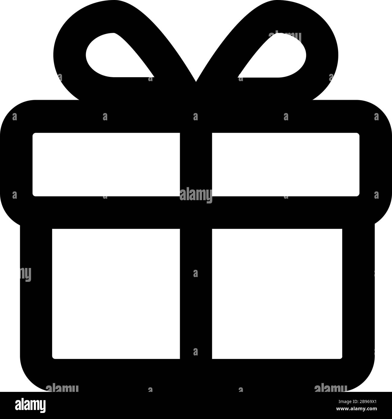 Gift box red green Black and White Stock Photos & Images - Alamy