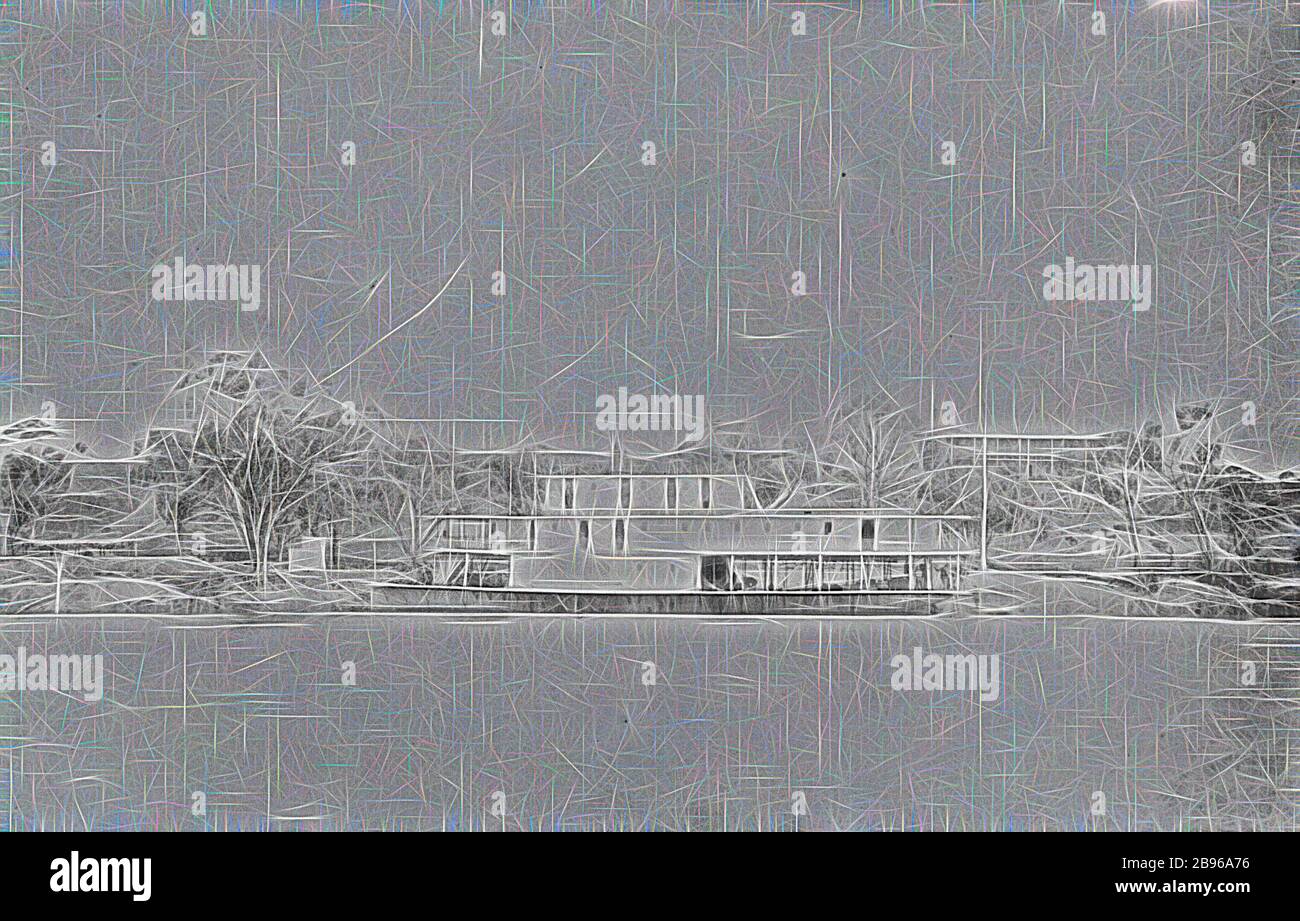 Negative - Steam Paddle Boat Tied to the Riverbank, Mildura, Victoria ...