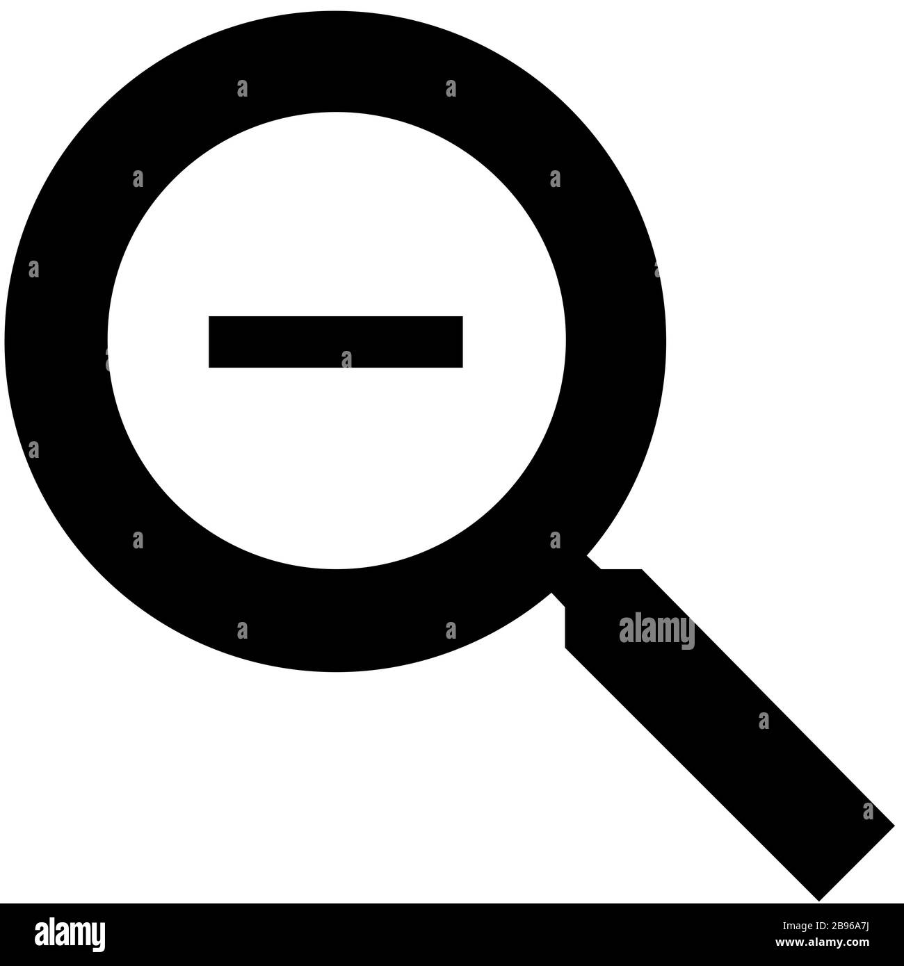 Blue zoom out icon hi-res stock photography and images - Alamy