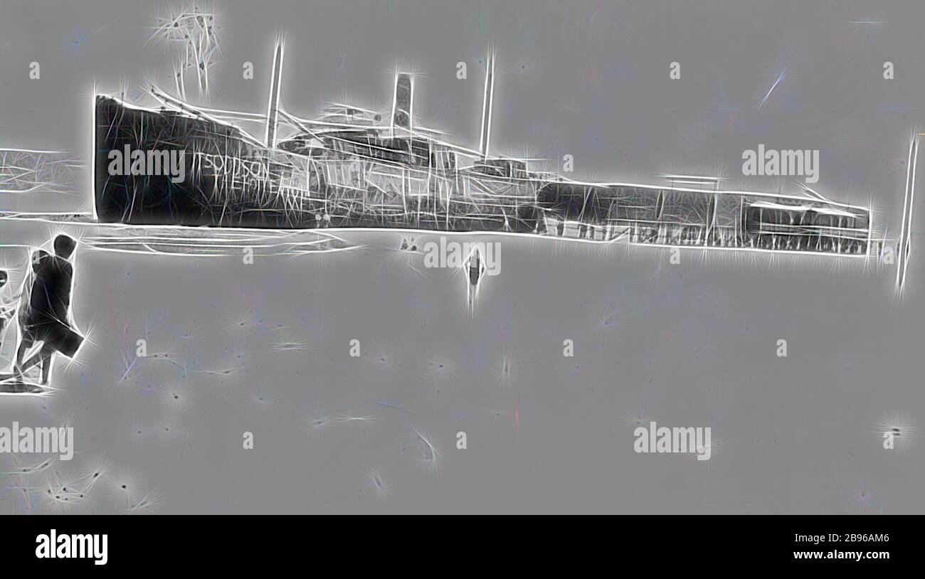 Negative - Ship 'Malaita' Aground on the Beach, Port Melbourne ...