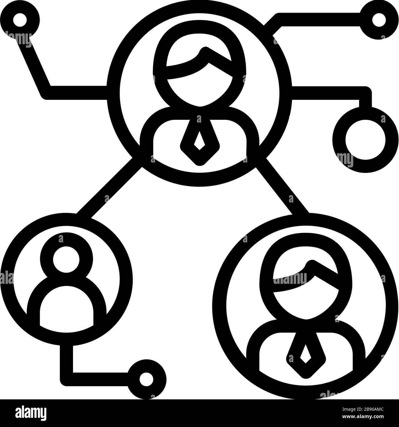 Community people illustration Black and White Stock Photos & Images - Alamy