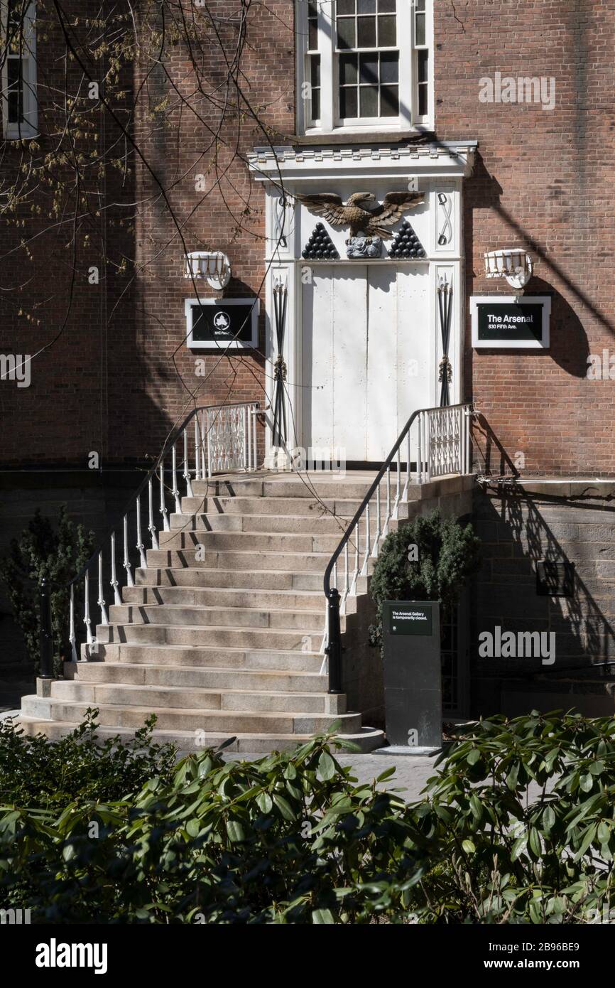 The Arsenal in Central Park, NYC, USA Stock Photo - Alamy