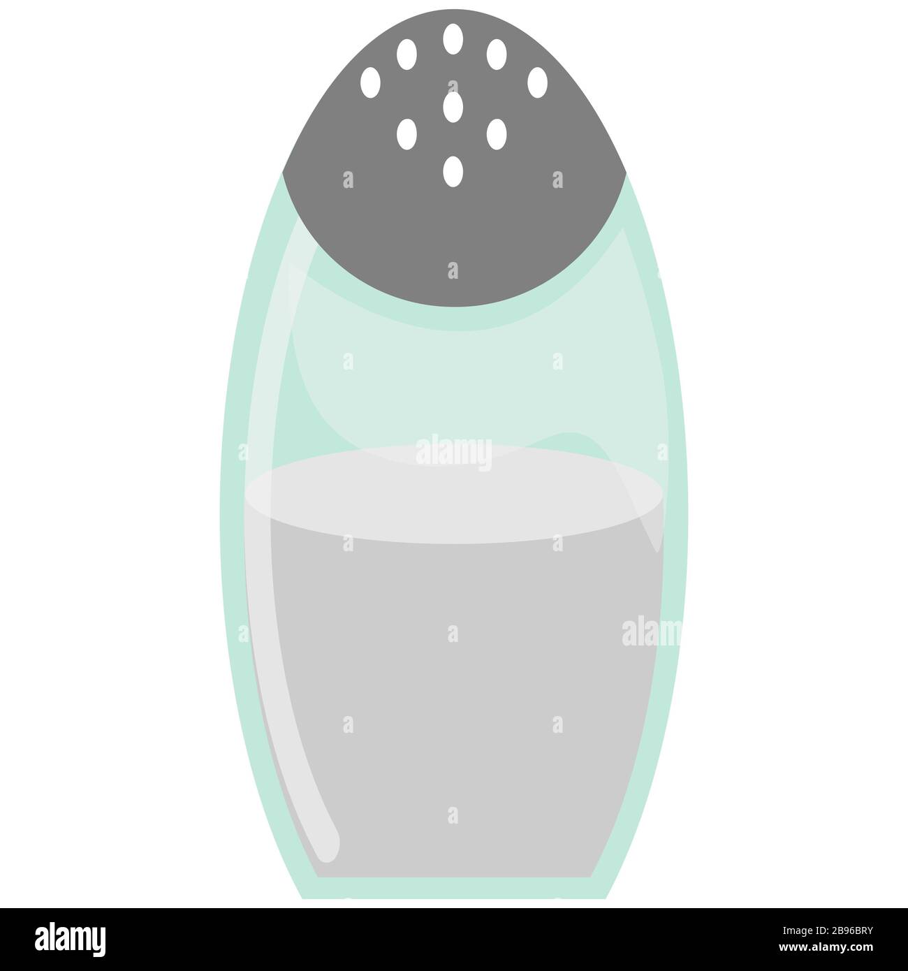 Vector illustration salt shaker Cut Out Stock Images & Pictures - Alamy