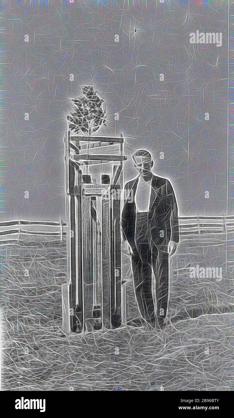 Negative - Alan Lawrie Standing Next to his Tree in the Avenue of ...