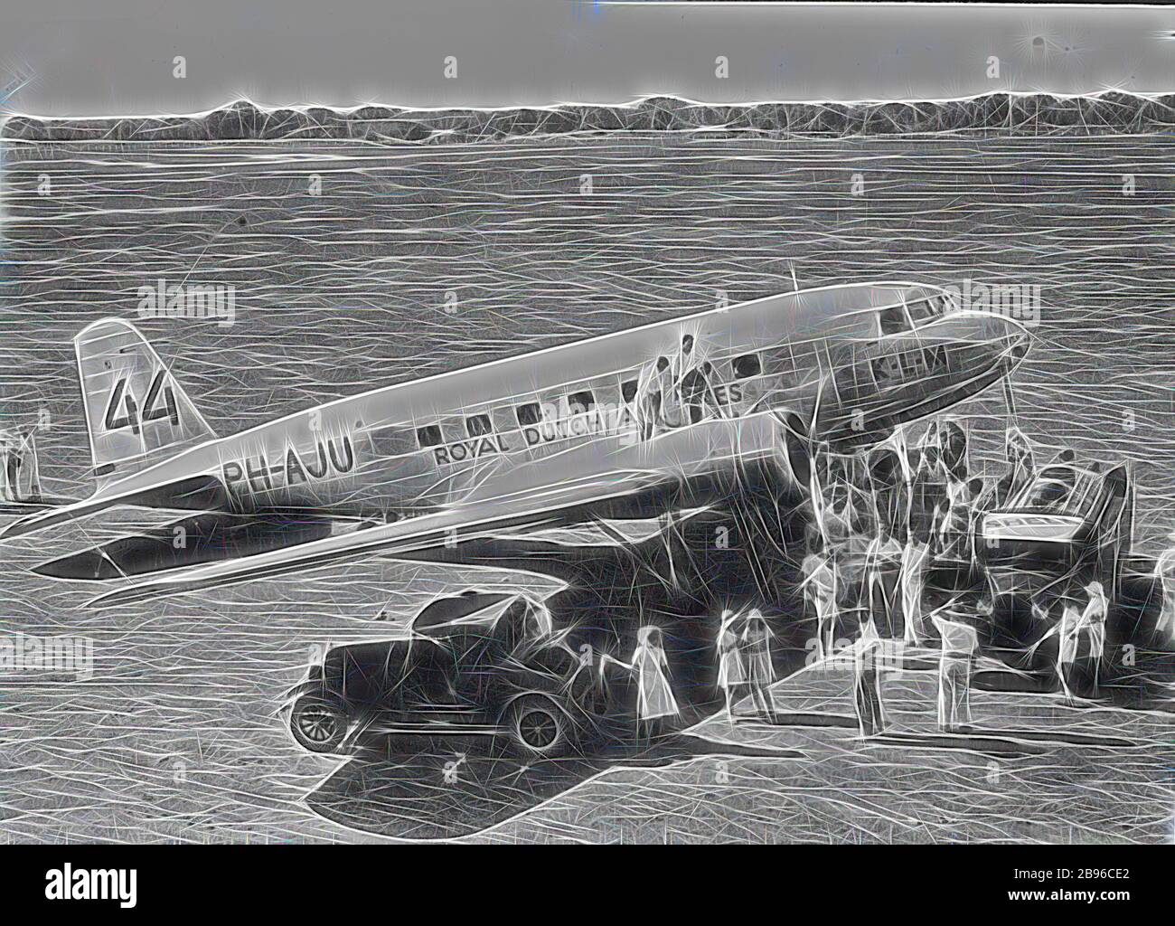 Negative - KLM Airways Douglas DC2 Aeroplane, MacRobertson Centennial ...