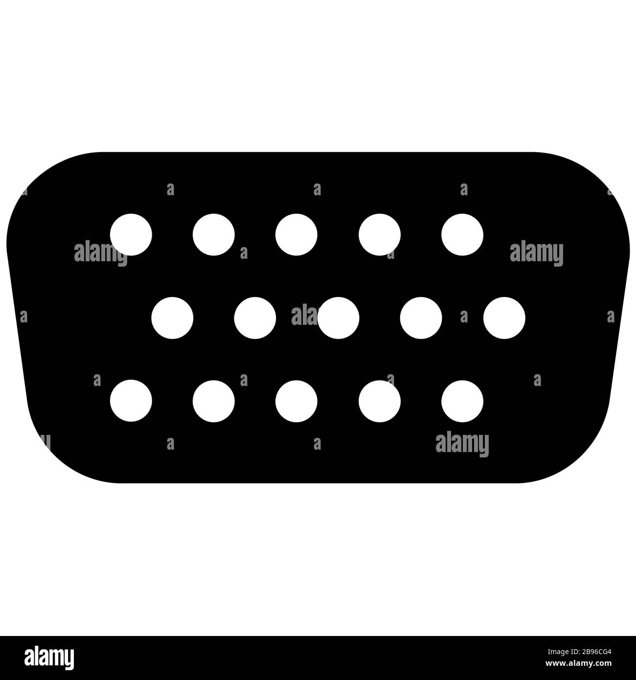 Vga cable background Black and White Stock Photos & Images - Alamy