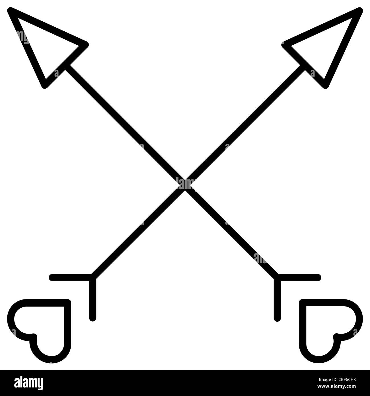 Arrow Tattoo Black and White Stock Photos & Images - Alamy