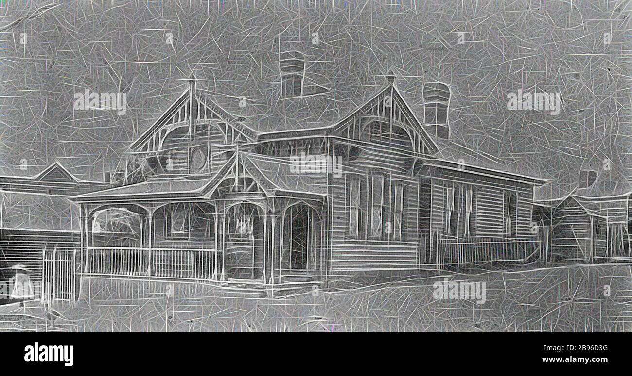 Negative - Gordon, Victoria, pre 1913, The Gordon Post Office ...