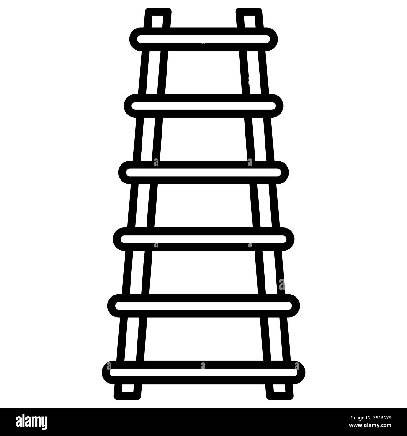 Step ladder ladder Black and White Stock Photos & Images - Alamy
