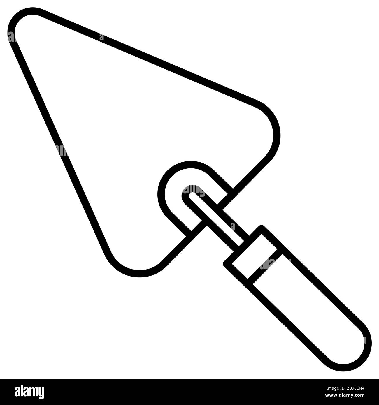 Construction background tools trowel Black and White Stock Photos ...