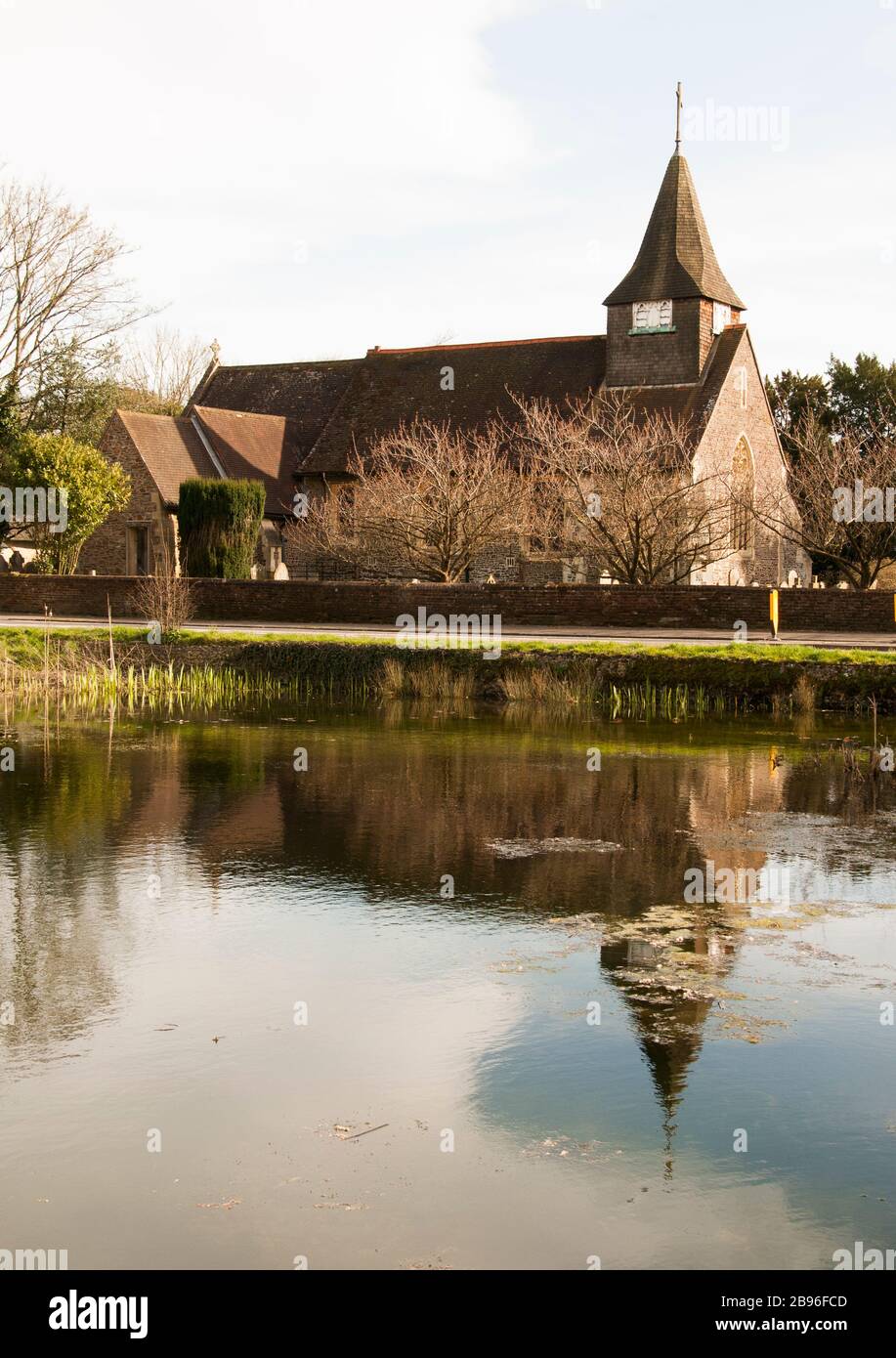 St Mary the Virgin Church, Buckland, Surrey, England Stock Photo - Alamy