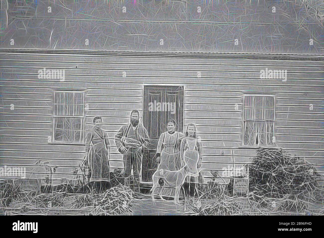 Negative - Lillico, Victoria, circa 1900, The Kerville family and their ...