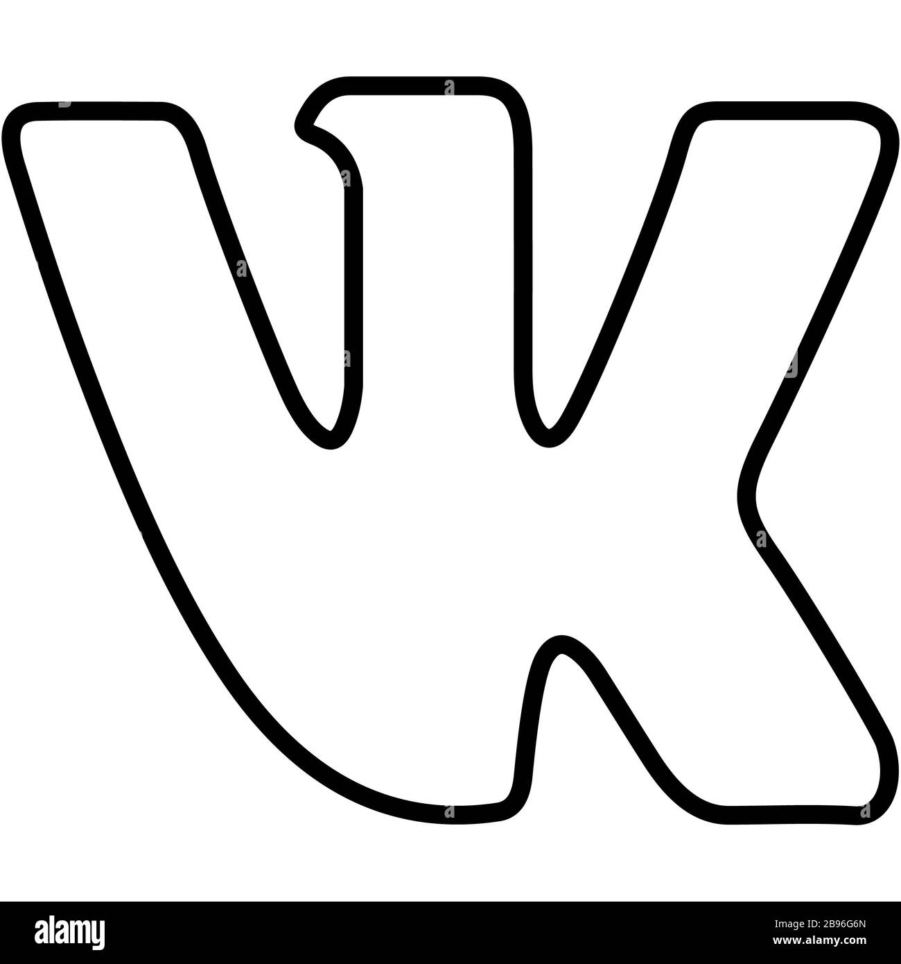 Social network vk Black and White Stock Photos & Images - Alamy