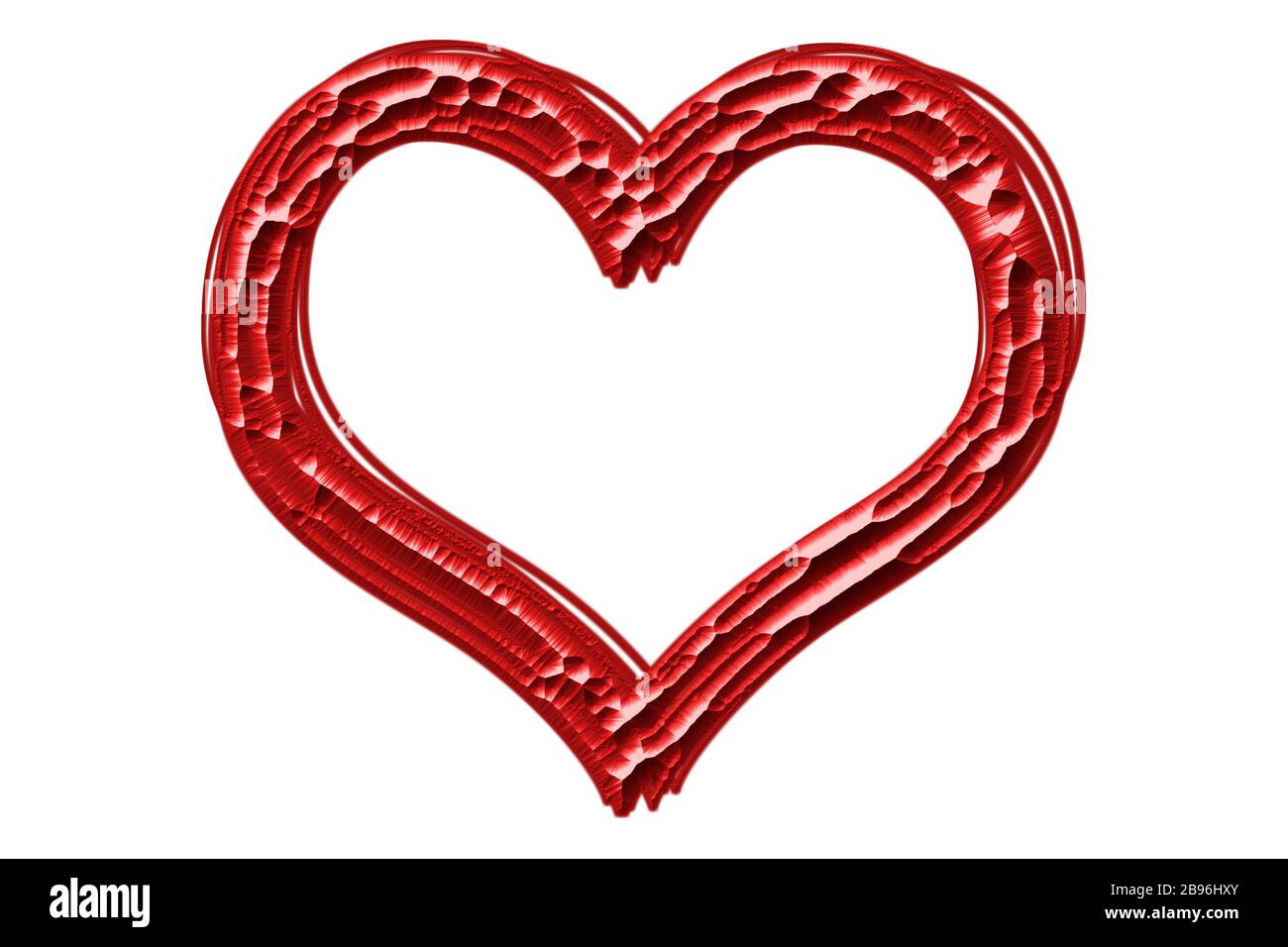3d red heart hi-res stock photography and images - Alamy